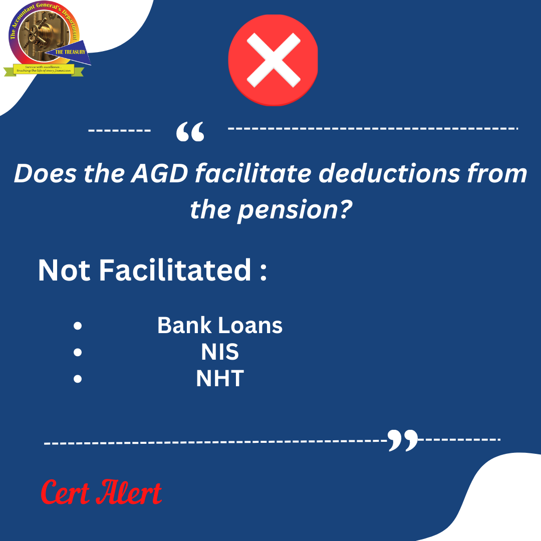 Facilitated Deductions by the Accountant General’s Department ...